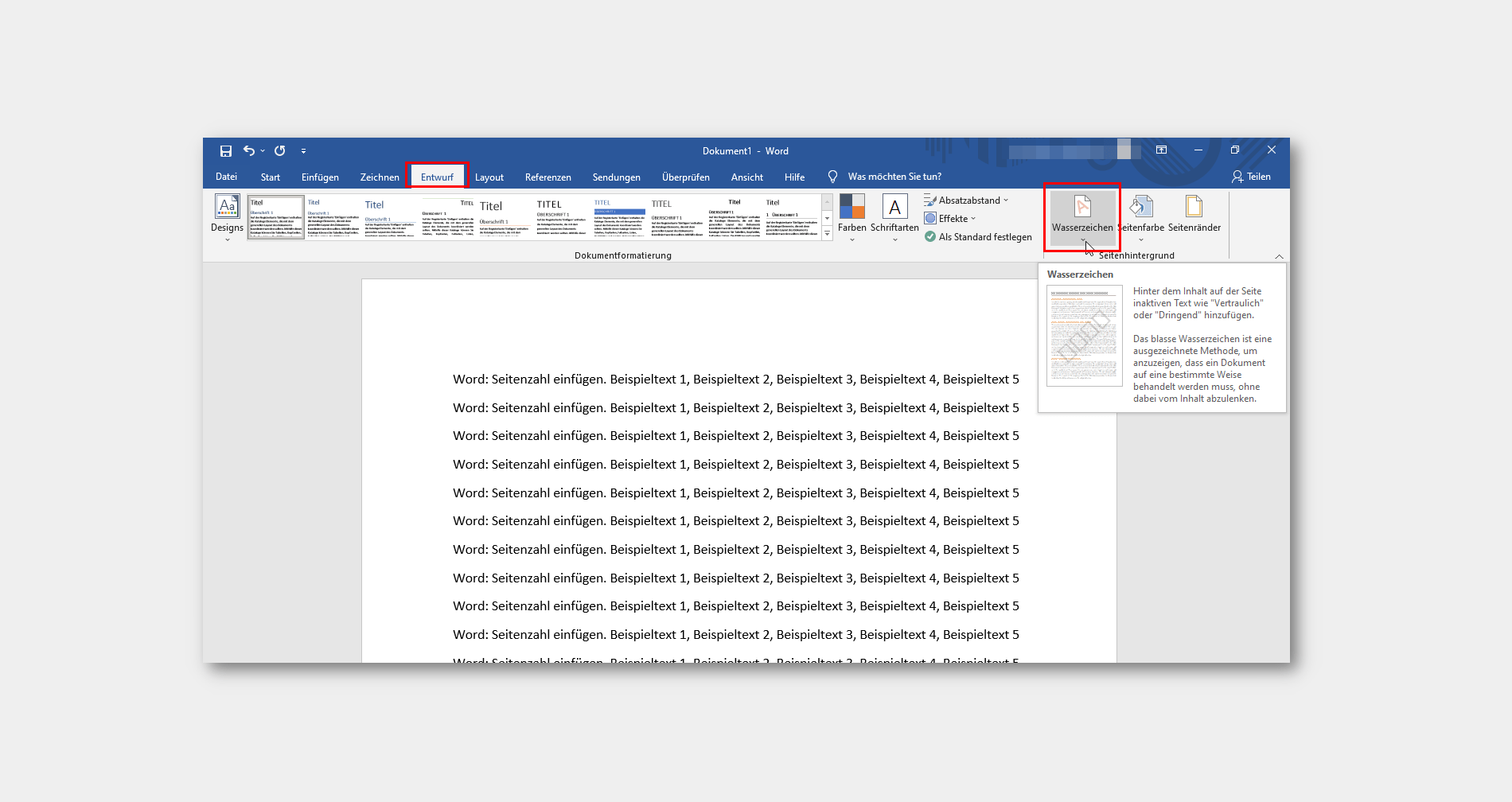 Wasserzeichen in Word einfügen: So einfach geht's wirklich 2025
