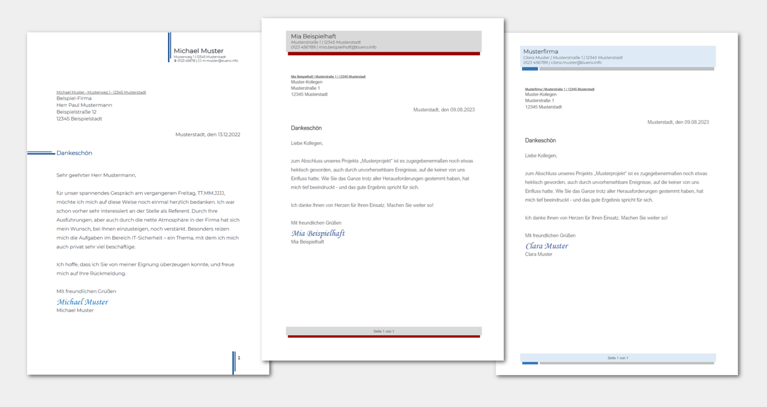 Dankesbrief: Vorlagen, Muster & Beispiele - Nerdcore