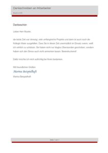 Dankschreiben: Vorlagen, Muster & Beispiele - Nerdcore