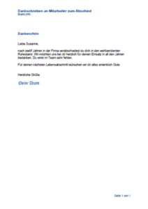 Dankschreiben: Vorlagen, Muster & Beispiele - Nerdcore