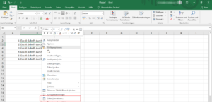 Excel durchstreichen: Guide für Schrift & Text 5 Schritten