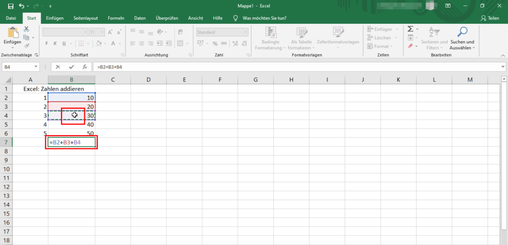 Excel: Zahlen addieren - Nerdcore